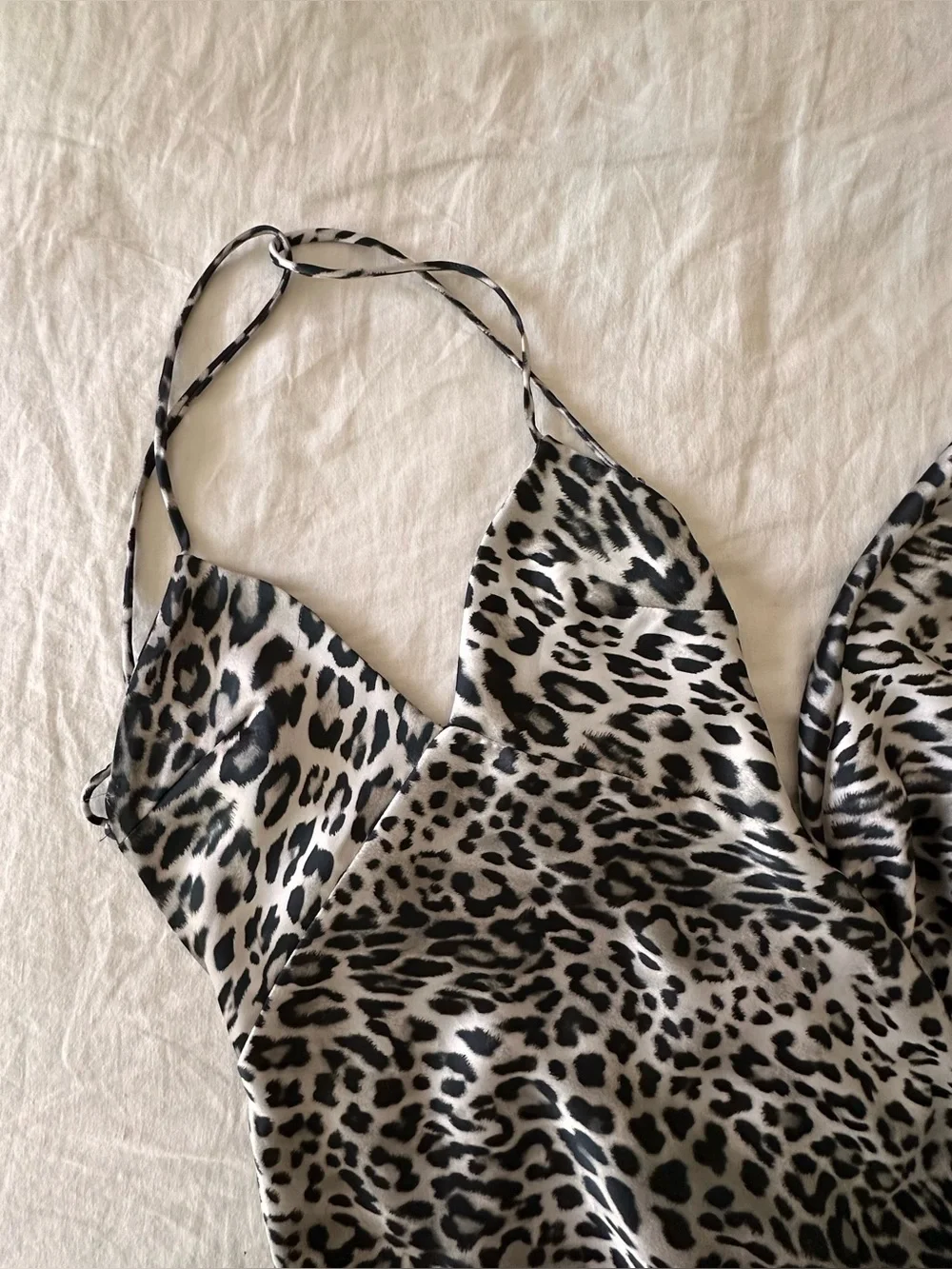 Zara | Dresses | Zara Black And White Animal Print Maxi Dress Size S ...